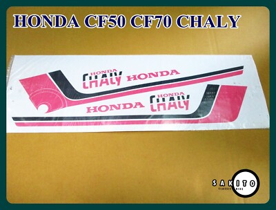 Fit Honda Chaly CF50 CF70 Sticker Pink-Black (sa1986) | eBay
