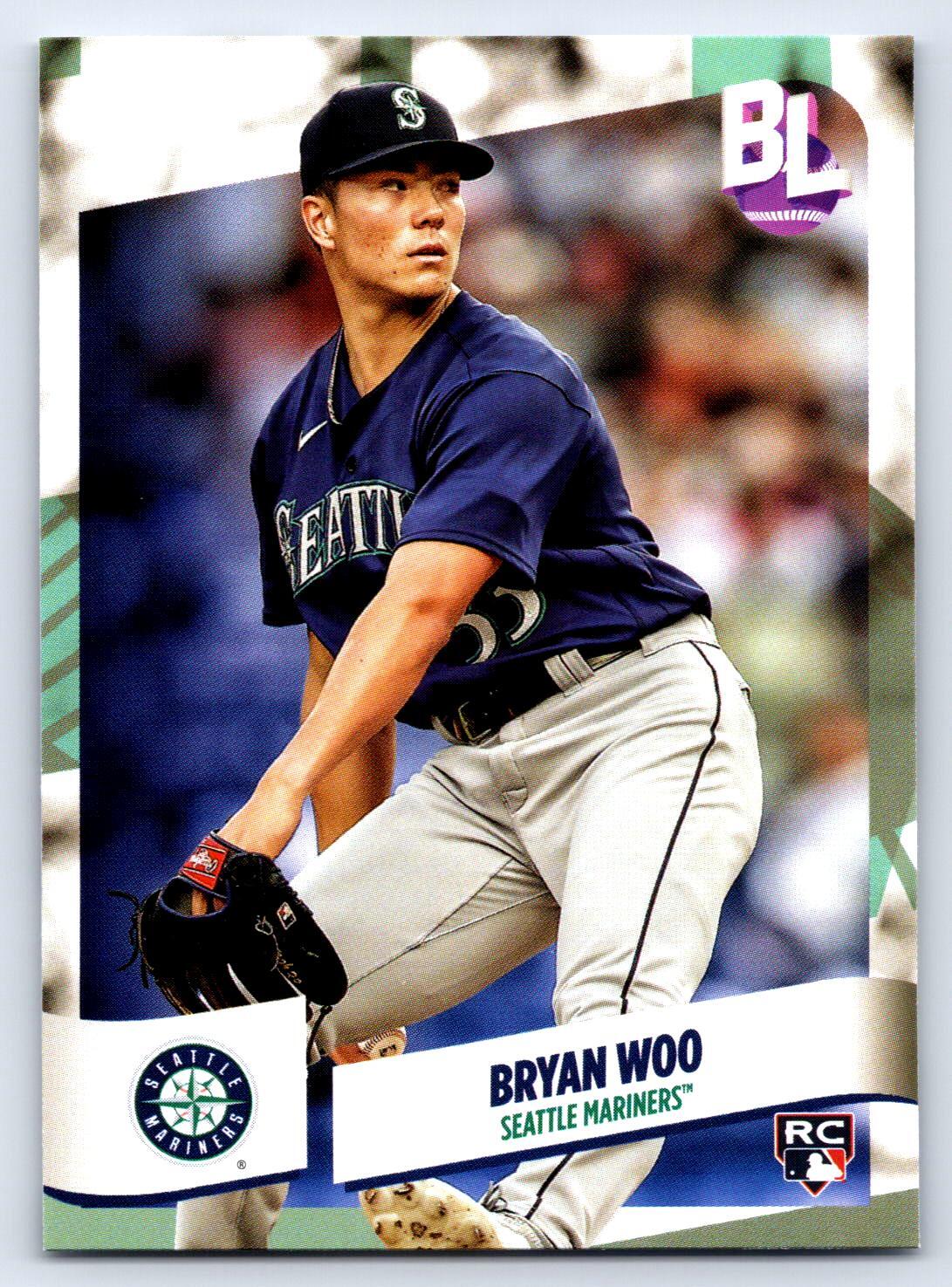 2024 Topps Big League Bryan Woo RC Rookie Card #178 Mariners | eBay