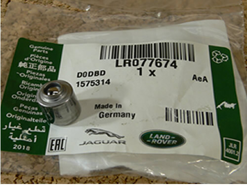 GENUINE LAND ROVER OIL REGULATOR VALVE RANGE ROVER LR4 SPORT EVOQUE ...