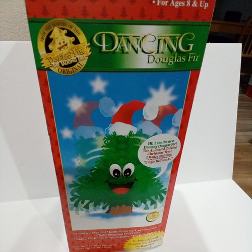 Vintage GEMMY Dancing Douglas Fir Talking Tree Sings, Moves & Eyes ...