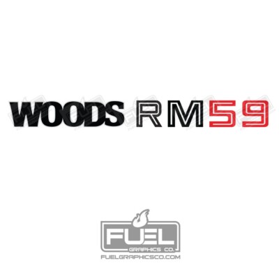 Woods RM59 Rotary Mower 3PT Finish Cut Mower Premium Vinyl Decal | eBay