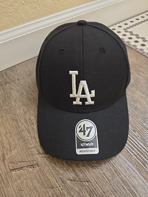 '47 mvp Los Angeles Dodgers Black shadow logo classic team Hat Cap ...