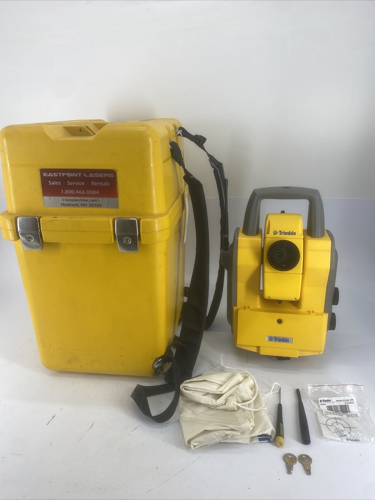 Trimble 5605 Survey Total Station 571 242 003 and Carrying Case PARTS ...
