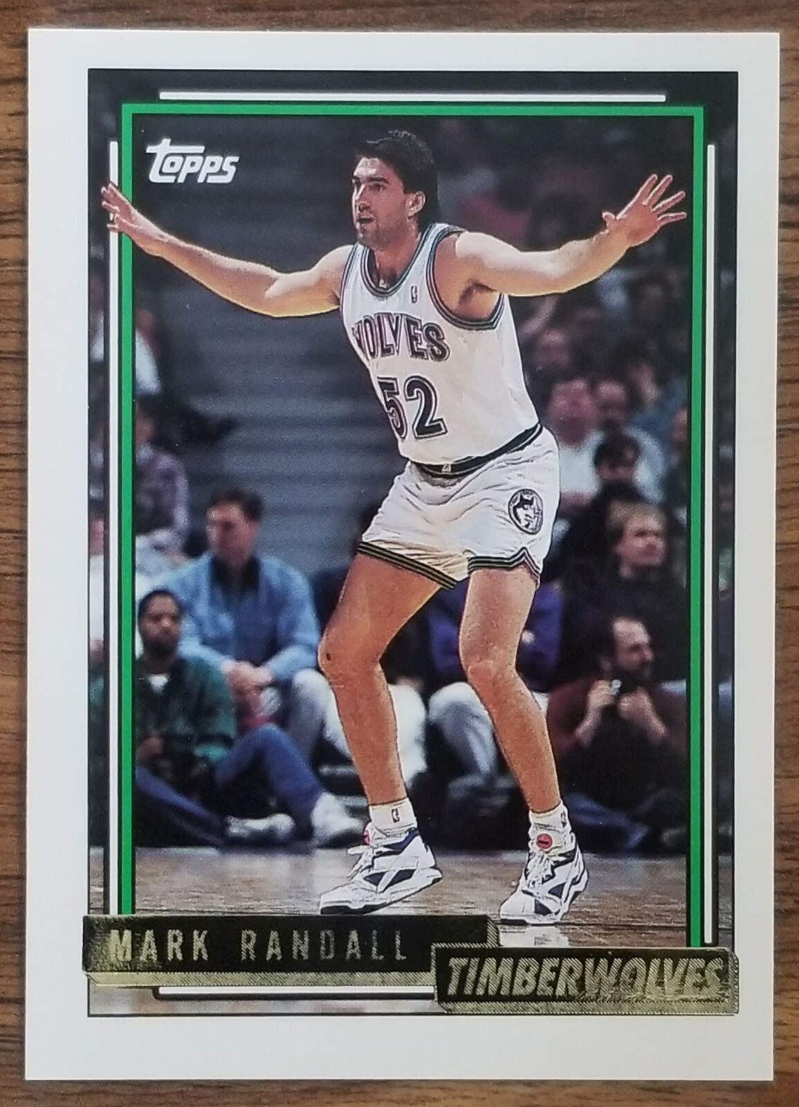 1992-1993 Topps Basketball Series 1: Mark Randall Gold Parallel - #28 ...