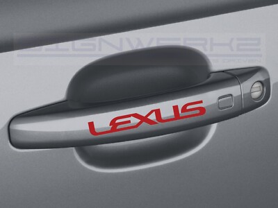 Lexus Door Handle Decal Stickers GX RC ISF RX NX f sport - Set of 4 | eBay