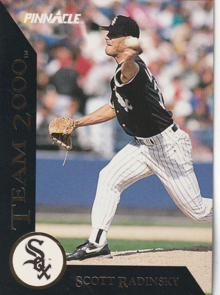 FREE SHIPPING-MINT-1992 Pinnacle Team 2000 Scott Radinsky #46 WHITE SOX ...