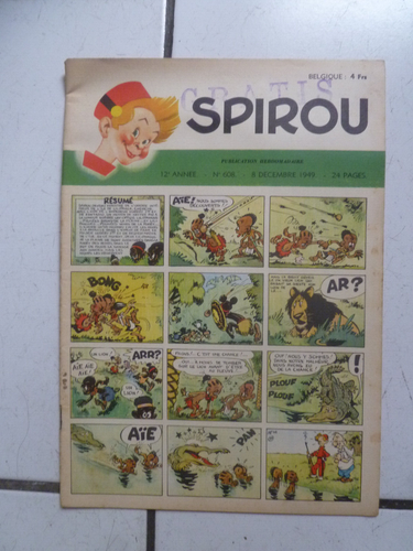 Hebdo SPIROU / NUMEROS 608 / 8 DECEMBRE 1949 PROMO | eBay