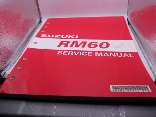 Used Suzuki RM60 RM 60 2003 Owners Service Repair Manual 99500-20240 ...