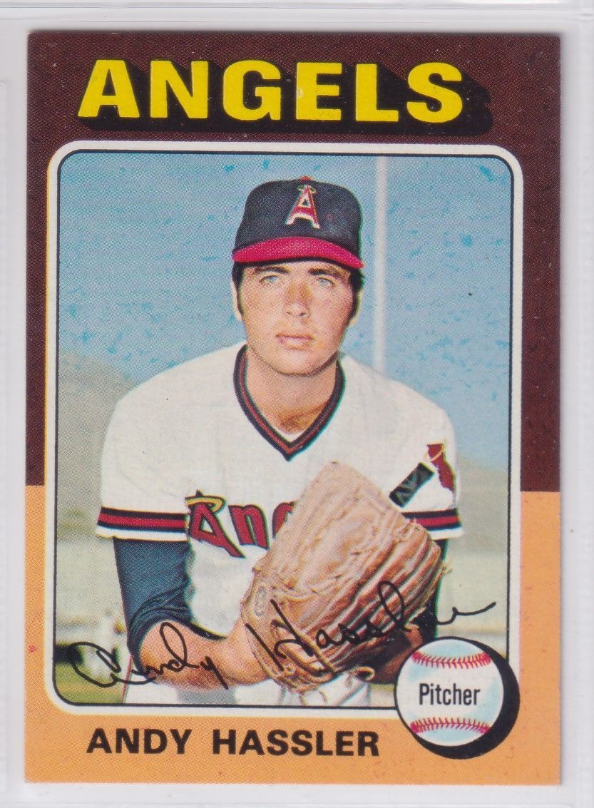 Andy Hassler 1975 Topps Rookie #261 California Angels EX {0308 | eBay