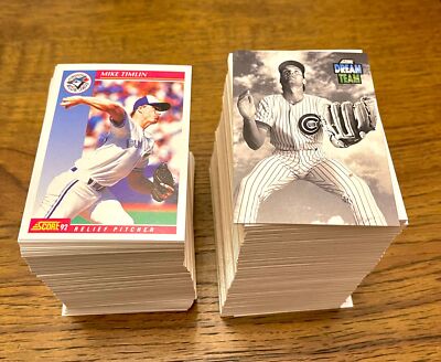 1992 Score Baseball Cards 251-442 (NM) - You Pick - Complete Your Set ...