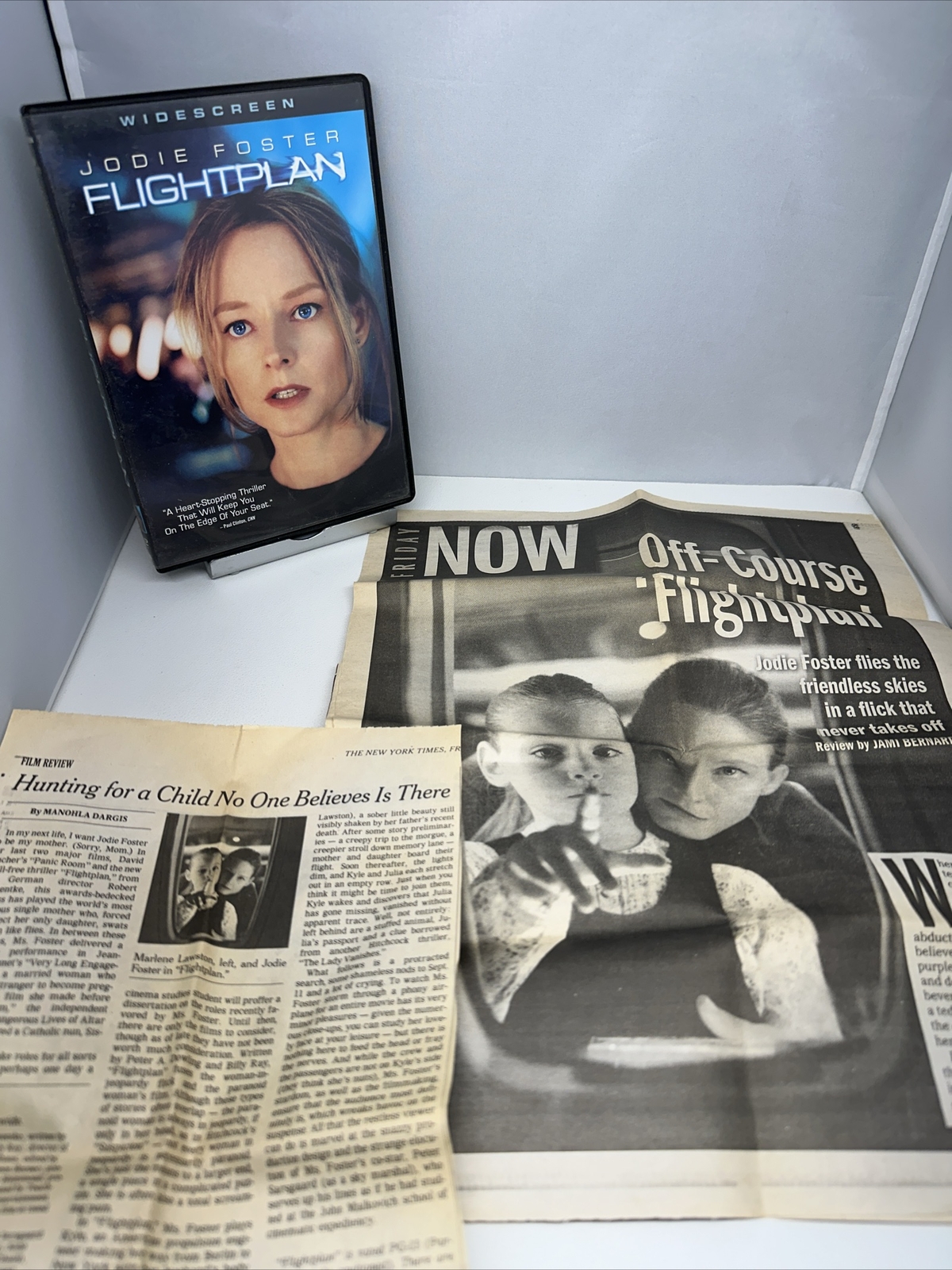 Flightplan (DVD, 2005) With Original Newspaper Articles Of Movie ...