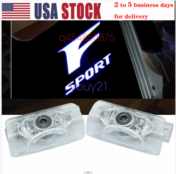 2Pcs LED HD Door Puddle Courtesy Ghost Shadow Lights For Lexus ES GS GX ...