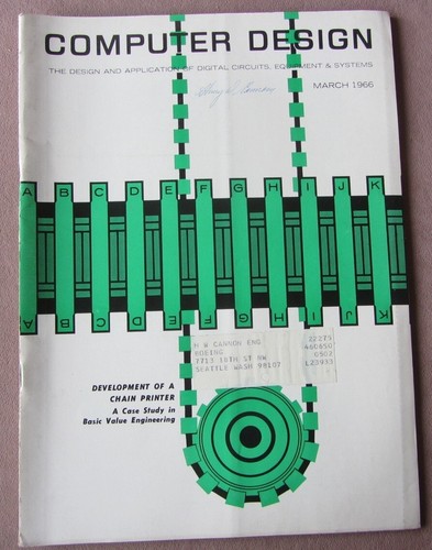 1966 Computer Design Magazine Features New Products Industry News NASA ...