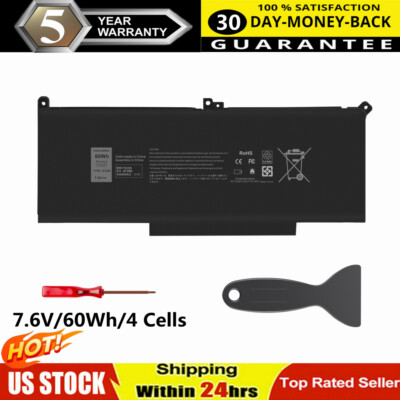 F3YGT Battery For Dell Latitude 12 13 14 E7280 E7480 7490 7380 7390 ...