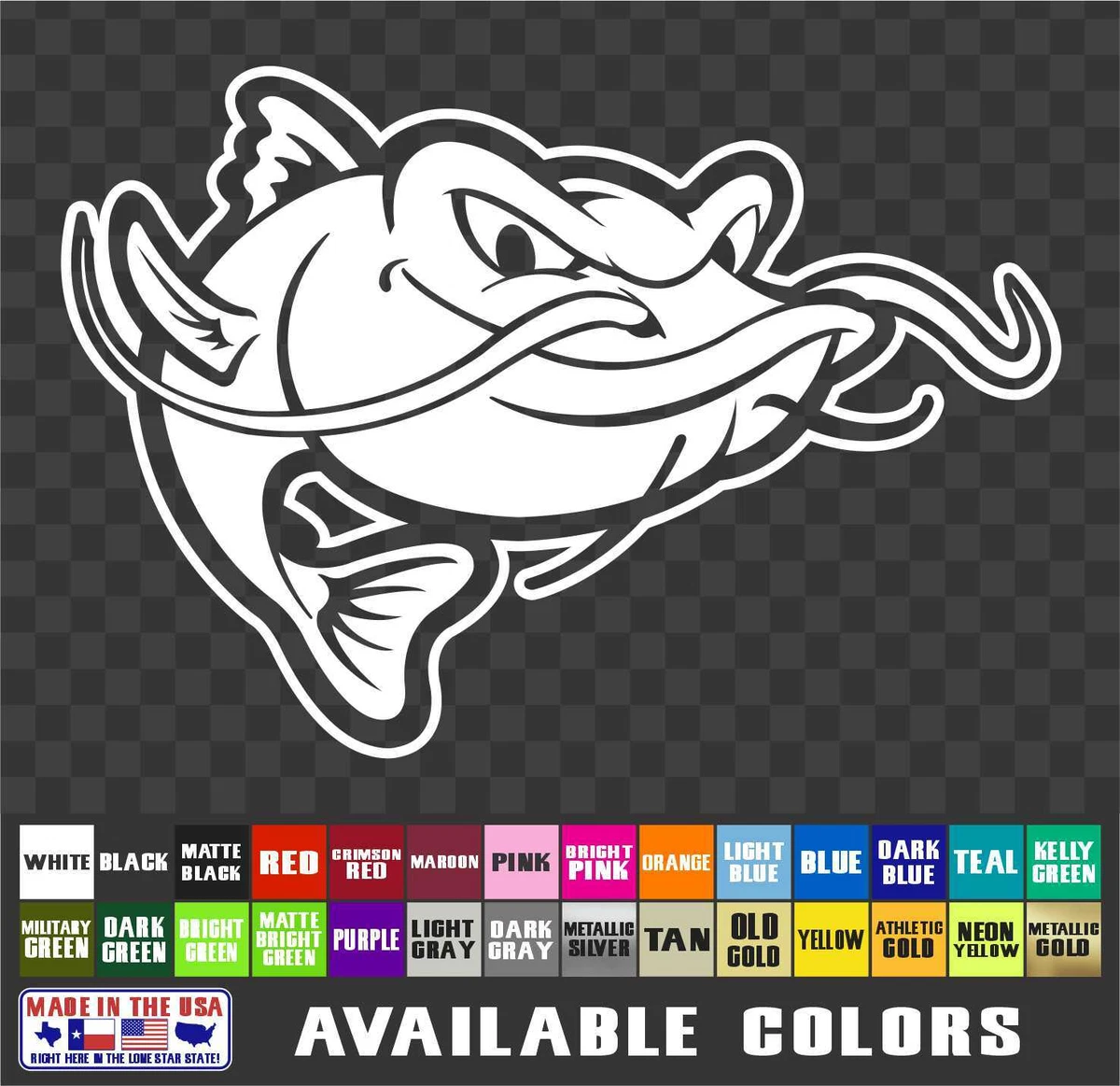 Catfish Decals Stickers