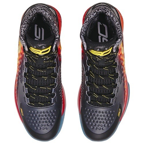 UNDER ARMOUR CURRY 1 RETRO JAM FIRE BASKETBALL SHOES MENS/KIDS (3028138 ...