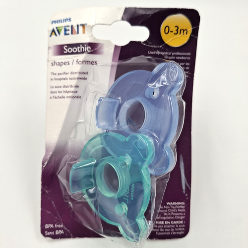 Philips Avent Soothie Pacifiers Blue & Green 0-3m | eBay