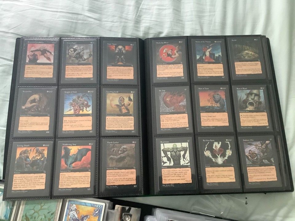 Huge Vintage Magic The Gathering Collection -MTG Alpha, Beta, Unlimited ...