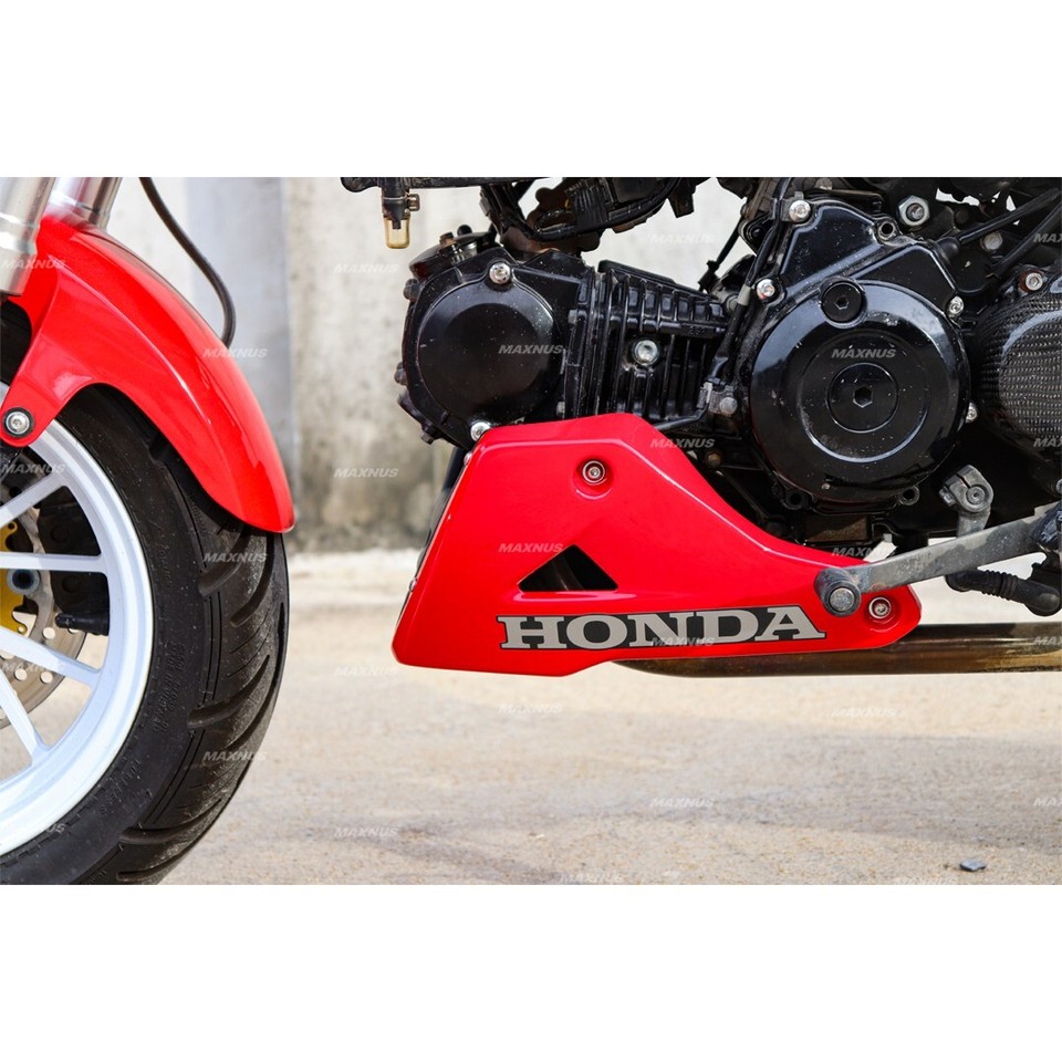 RED BELLY PAN UNDER CRANK FAIRING GUARD COVER FOR HONDA GROM MSX SF 125 ...