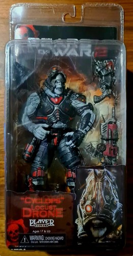 Gears of War Cyclops Locust Drone Figur Neca/Epic Games/Xbox/Sammler ...