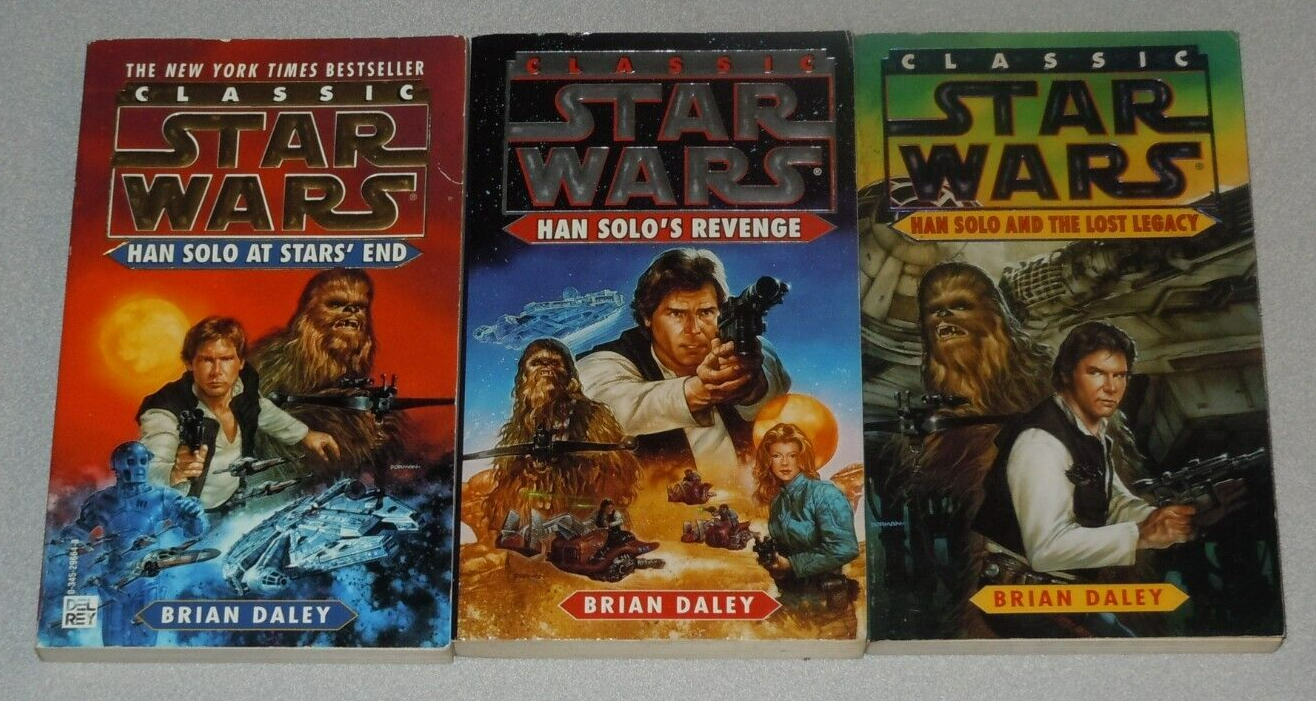 STAR WARS Han Solo Trilogy Paperback 3-Book Set Brian Daley New Unread ...