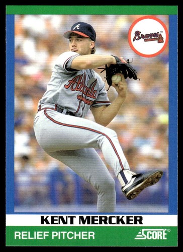 1991 Score 100 Rising Stars Kent Mercker #58 Atlanta Braves | eBay