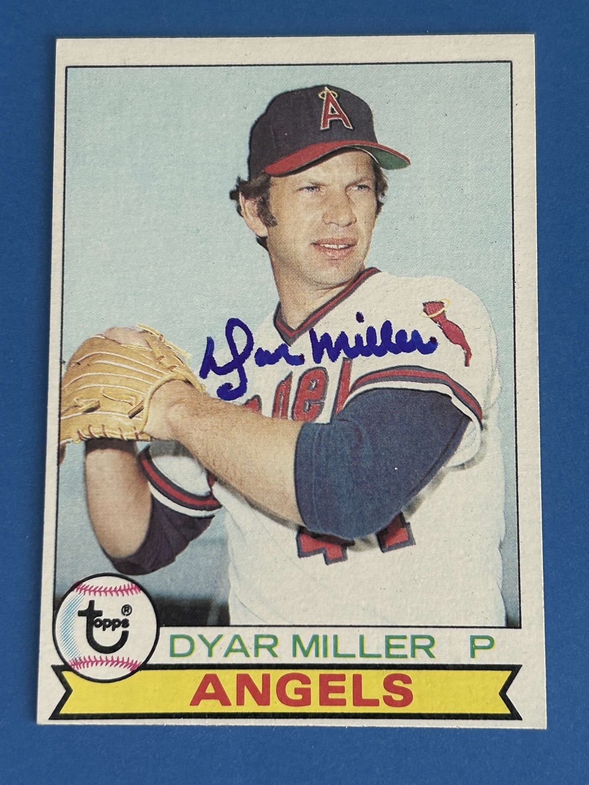 Dyar Miller Autograph Signed 1979 Topps California Angels | eBay