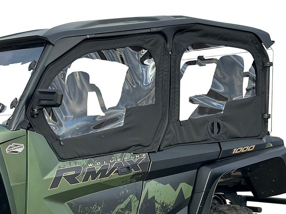 Yamaha Wolverine RMAX4 Upper Framed Soft Door Kit 2021-2023 | eBay