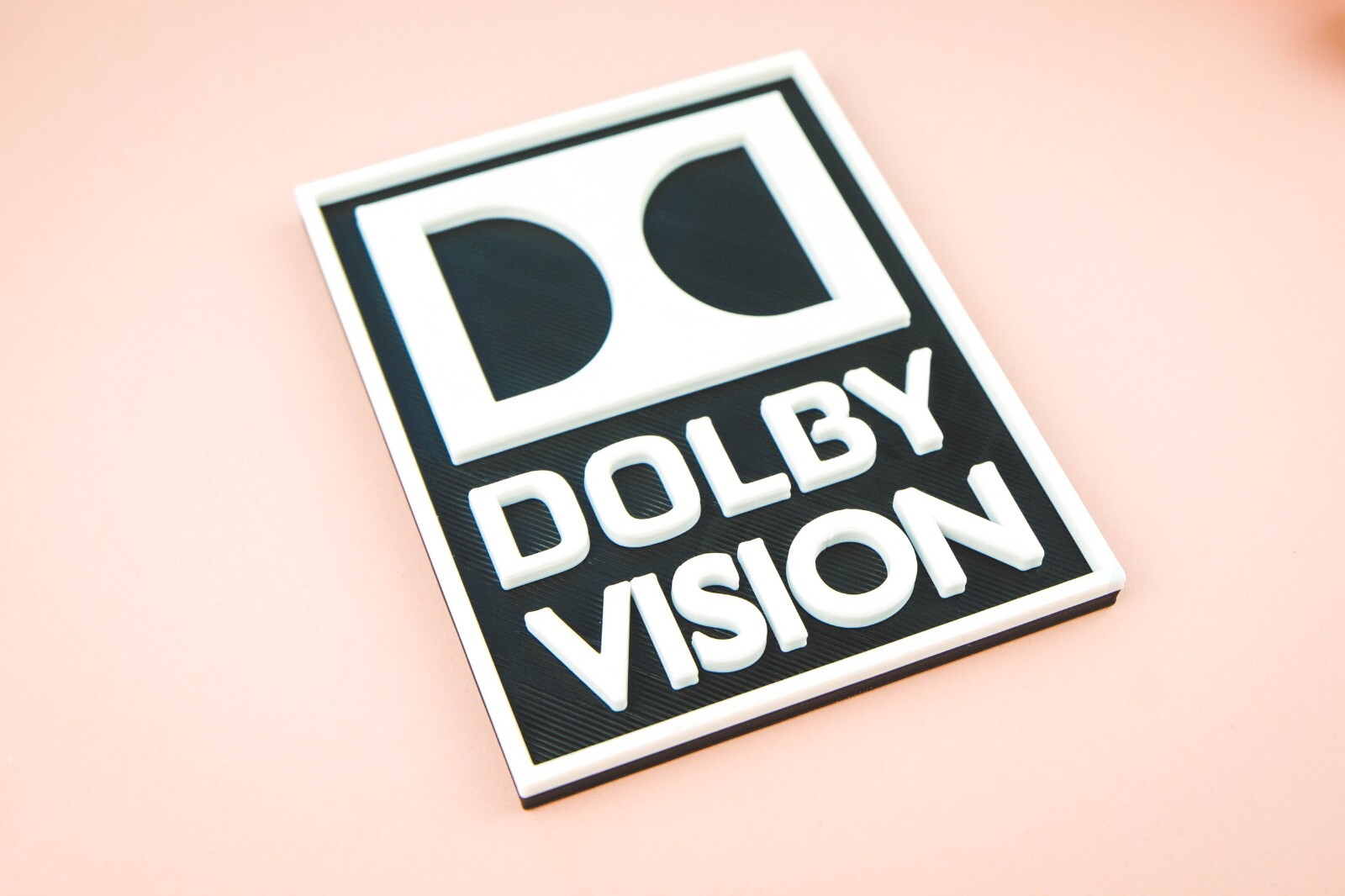 Dolby Vision 3D Printed Logo Sign Home Cinema Theater Decor Dolby Atmos ...