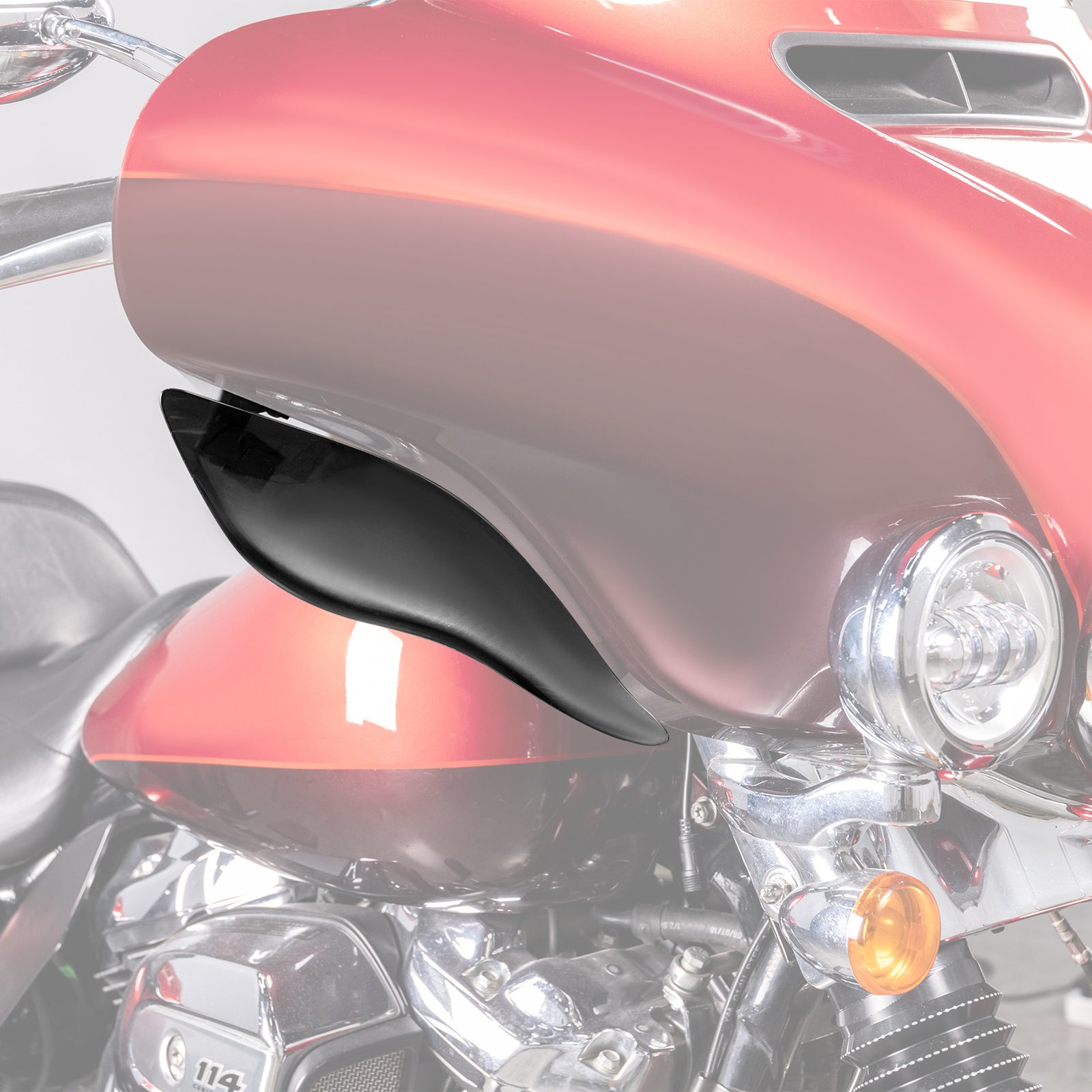 Adjustable Fairing Side Air Wing Deflectors For Harley Touring Bagger ...