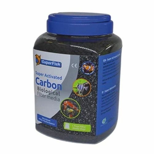 SuperFish Super Activated Carbon Aquarium Filter Media Biological Fish ...