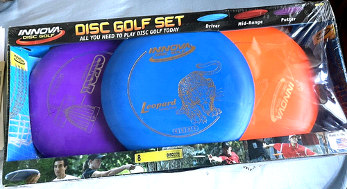 INNOVA DISC GOLF 3 Piece Set Driver Mid-Range & Putter DX Plastic ...