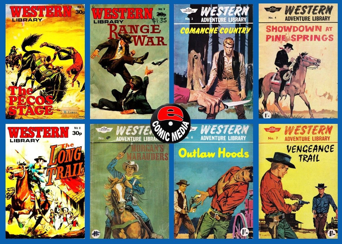 Western-Cowboy Picture Library UK Comics On PC DVD Rom (CBR Format) | eBay