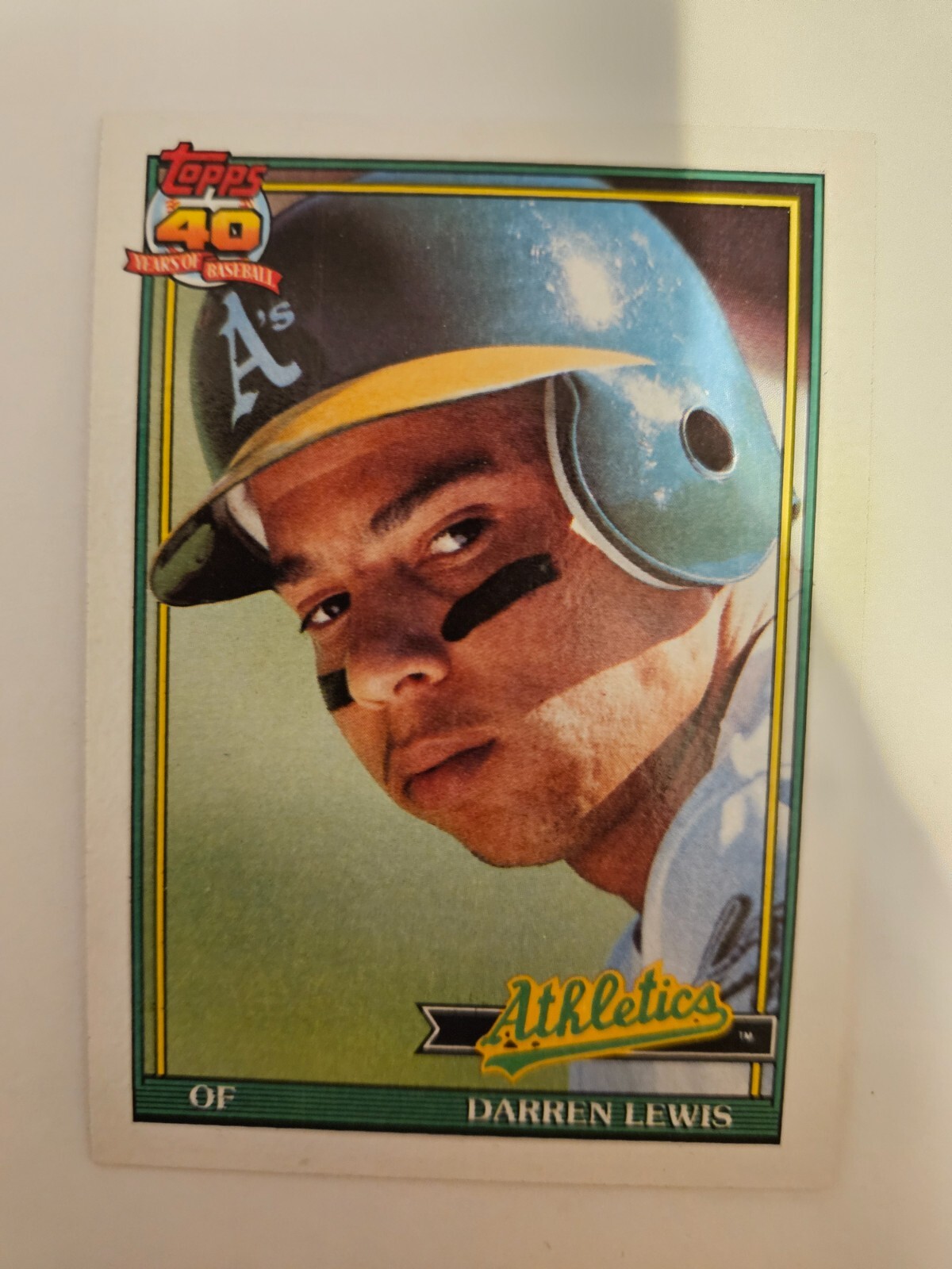 1991 TOPPS DARREN LEWIS #239 NM | eBay