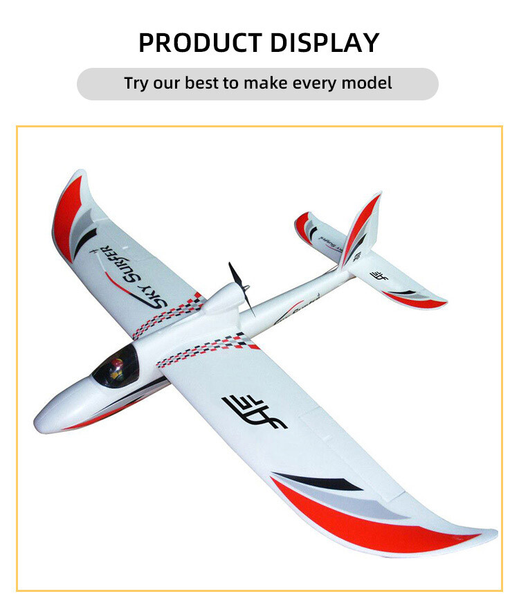 RC Airplane Sky Surfer 1400mm 55inch Wingspan EPO FPV Glider Trainer ...