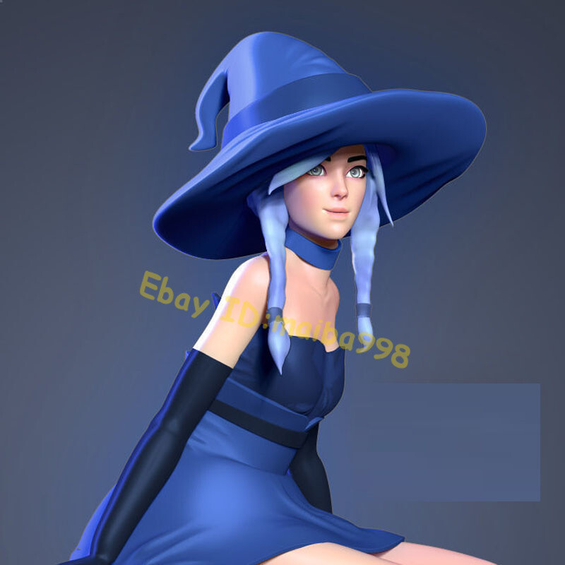 1/8 1/6 Witch Girl 3D Print Garage Kit Figure Model Kit Unpainted ...