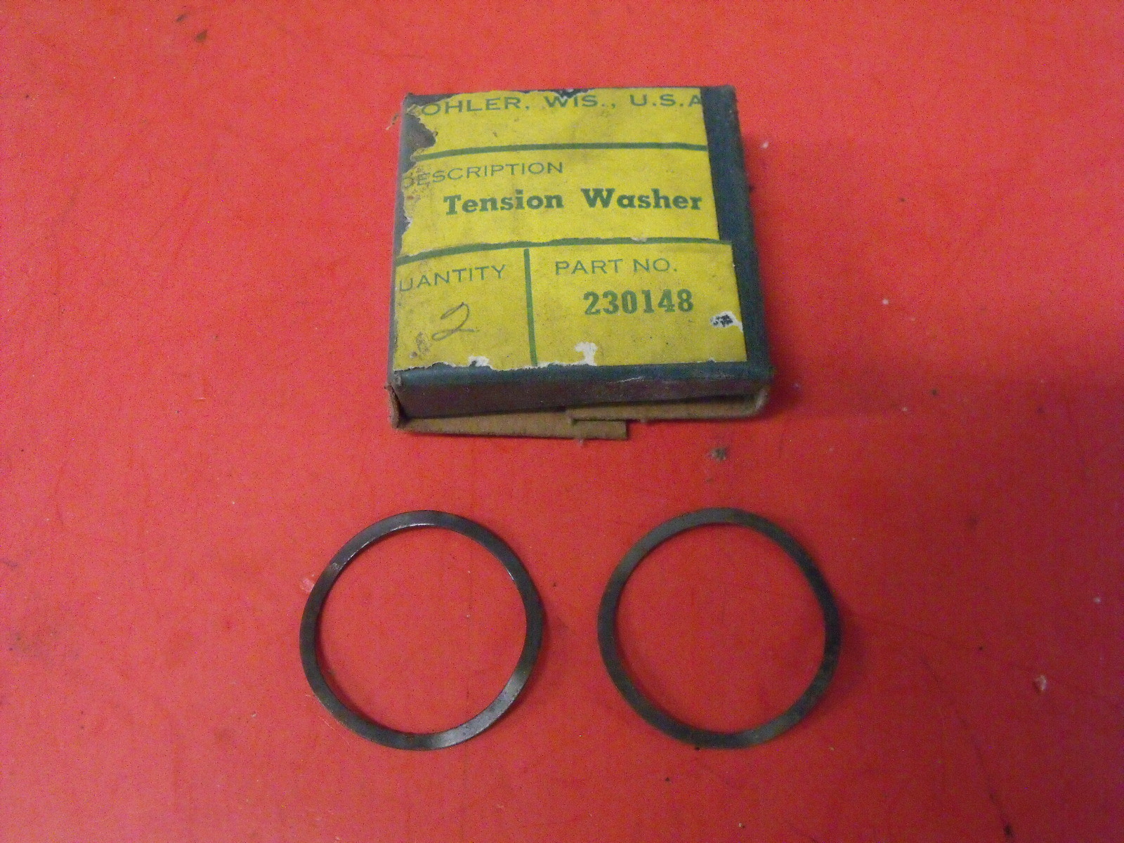 NOS Kohler Small Engine Waverly Tension Washers 230148 Qty of 2 | eBay