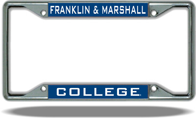 Franklin & Marshall College License Plate Frame | eBay