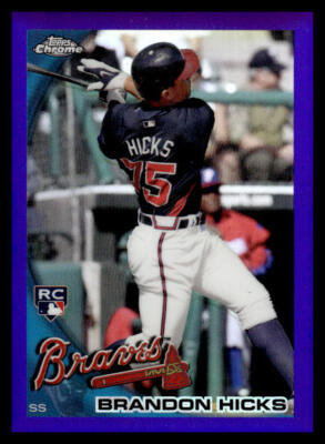 2010 Topps Chrome #197 Brandon Hicks Purple /599 RC | eBay