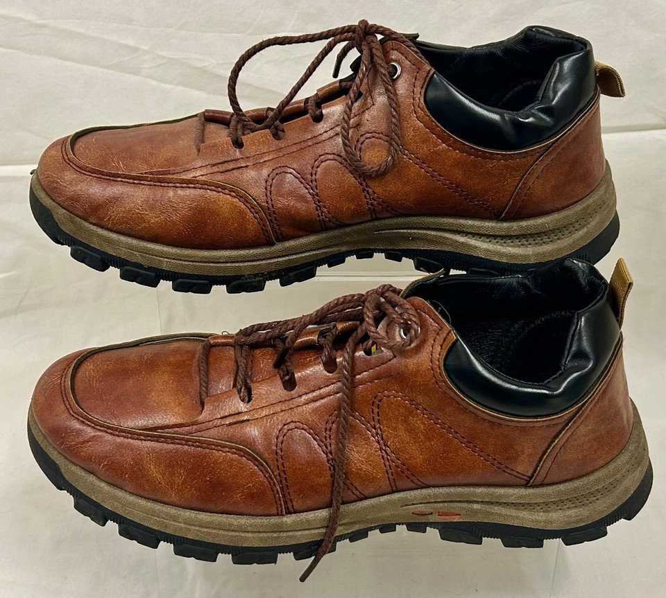 LETS BUILD A BRIGHTER FUTURE Men’s Brown Lace Up Shoes UK 9 - CG C51 ...