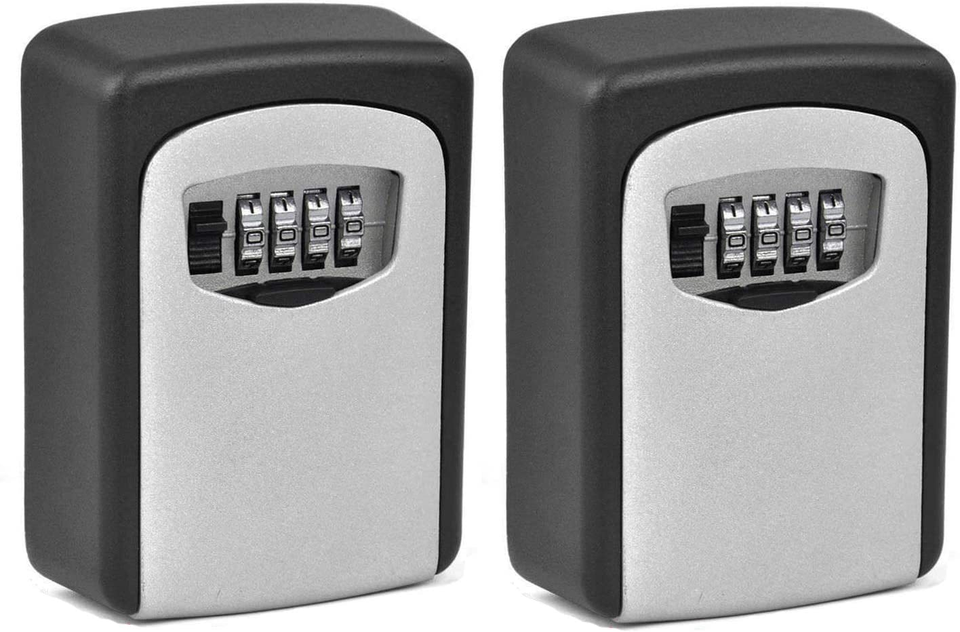 Combination Lock Key Safe Storage Box Padlock Security Home Outdoor ...