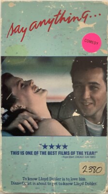Say Anything 1989 VHS John Cusack VHSshopCom 86162170133| eBay