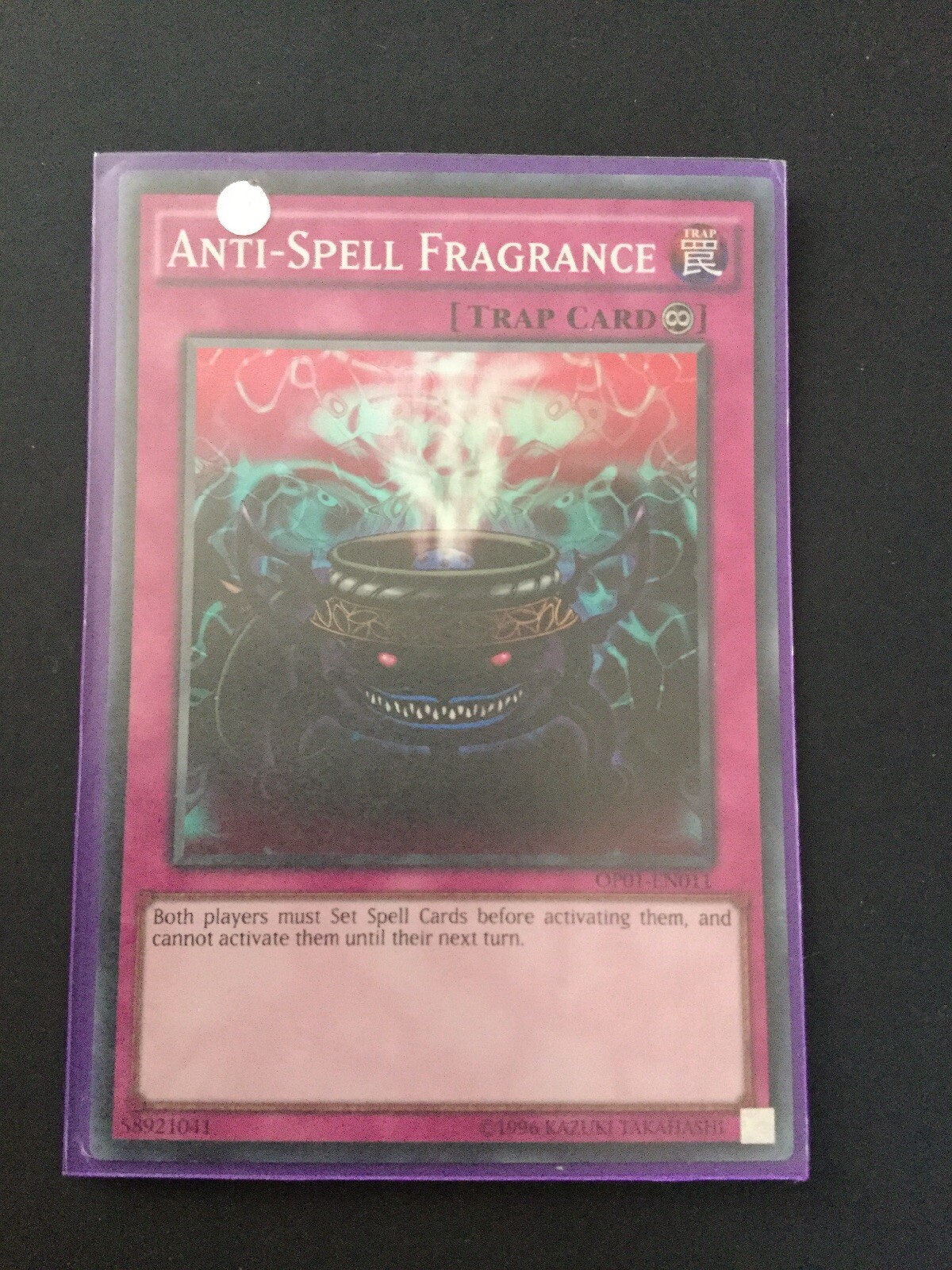 Yugioh - Anti-Spell Fragrance - OP01 - EN011 - Super Rare - Near Mint ...