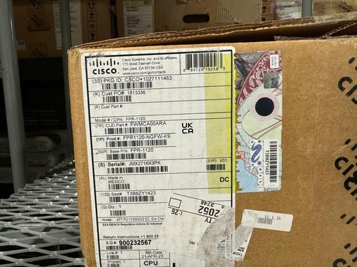 Cisco Firepower FPR-1120 Firewall Device FPR1120-NGFW-K9 New Open Box ...
