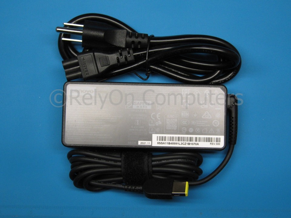 Lenovo 90W 20V 4.5A Power Supply Adapter Square / Slim Tip PA-1900-74 ...