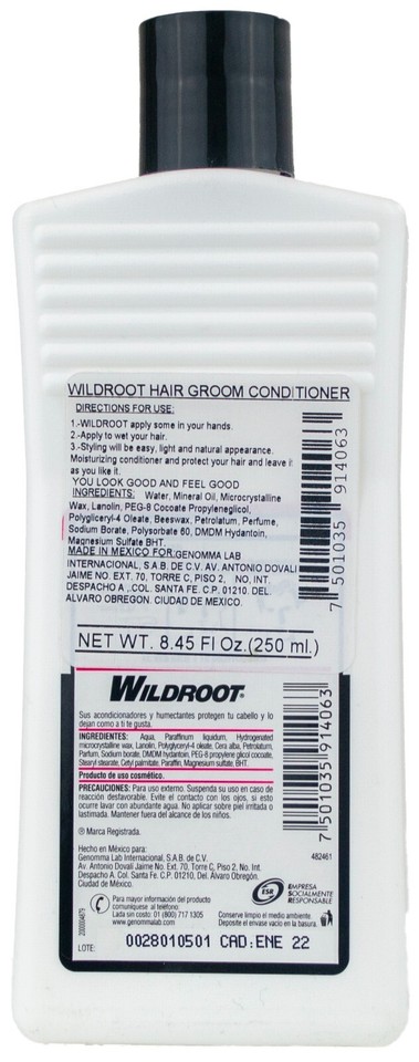 WILDROOT CLASICO ACONDICIONADOR HAIR GROOM CONDITIONER 8.45 oz / 250 mL 4 PACK | eBay