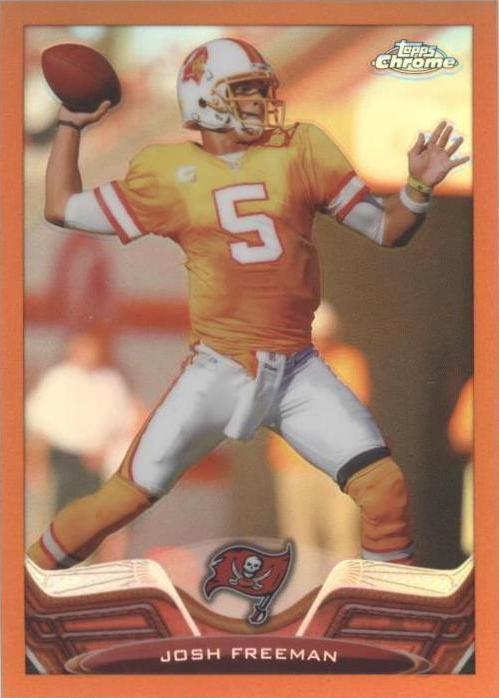 2013 Topps Chrome - Josh Freeman #110 Orange Refractor for sale online ...