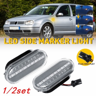Sequential LED Side Marker Signal Light For VW Golf MK4 Jetta R32 ...
