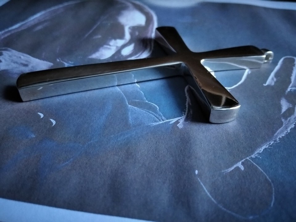 Ozzy Osbourne Cross replica made sterling silver 925-artisan product | eBay