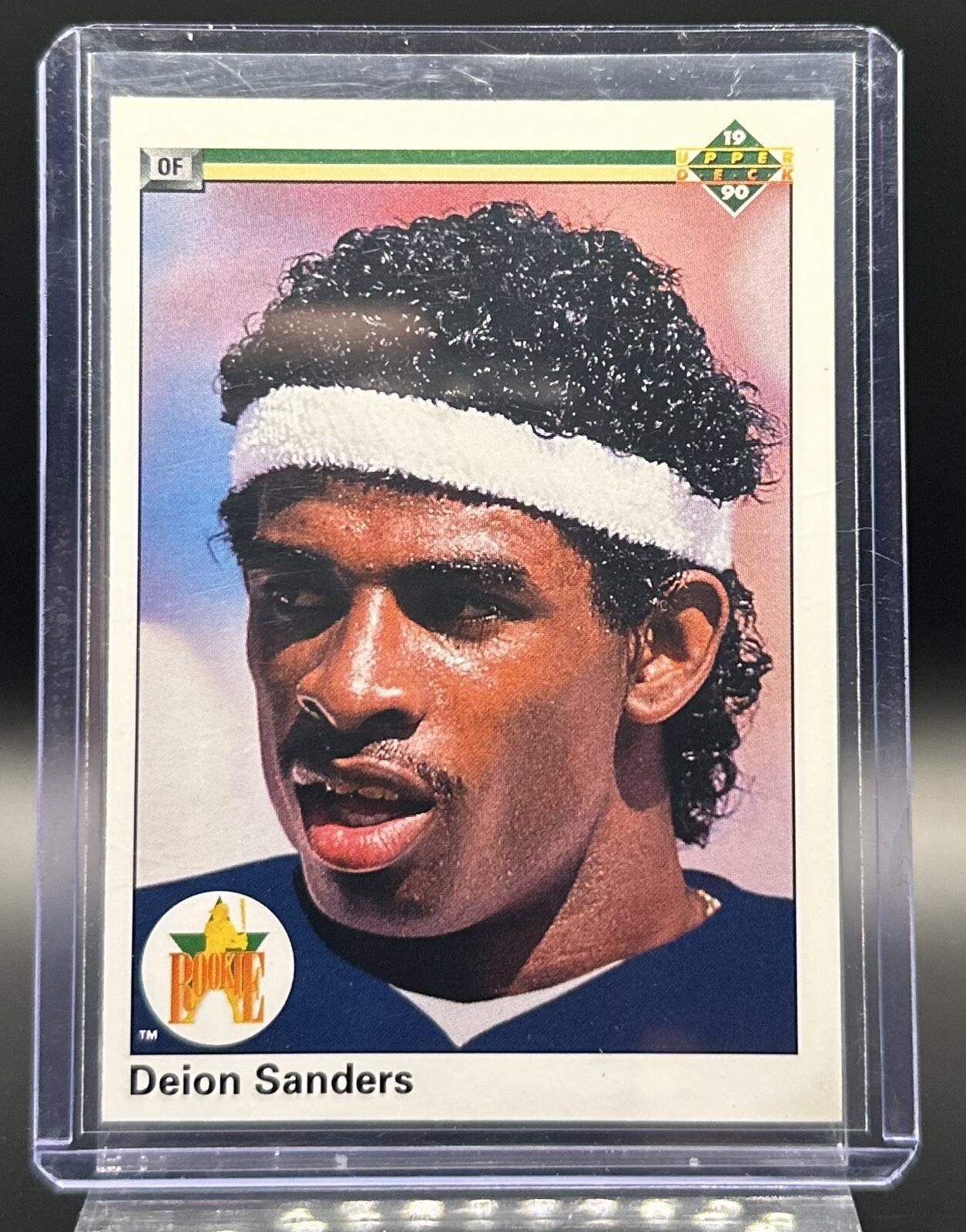 1990 Upper Deck Deion Sanders Rookie Card RC #13 Yankees | eBay